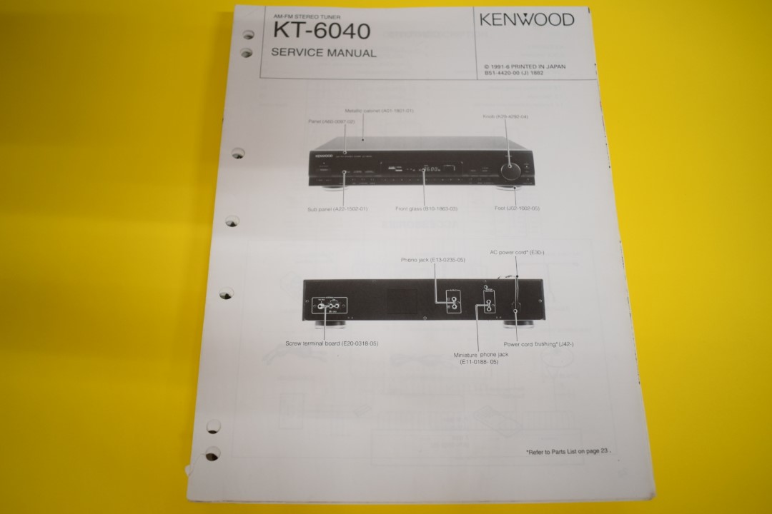 Used Kenwood KT-6040 Tuners for Sale | HifiShark.com